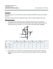 Lab A Applications Of MOSFET Switches Pdf ENGI Analog Circuits Lab Assignment