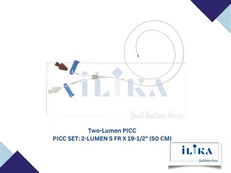 Two Lumen Picc With 130 Cm Wire Picc Set 2 Lumen 5 Fr X 19 1 2 50 Cm At ₹ 1599 Disposable