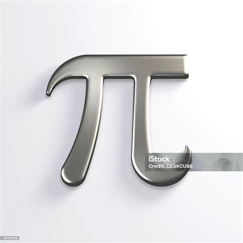 Pi 번호 실버 수학 기호입니다 3d 렌더링 그림 파이 숫자에 대한 스톡 사진 및 기타 이미지 파이 숫자 금속 수학