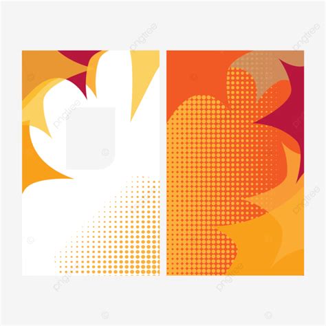 Id Card Template Orange Vector Id Card Name Card Orange Png And