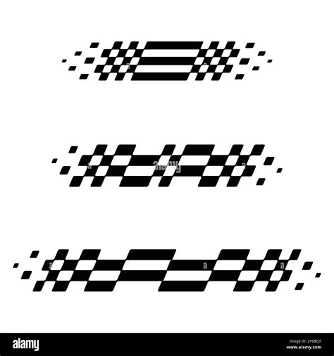 Horizontal Checkered Pattern Lines Stock Vector Image And Art Alamy