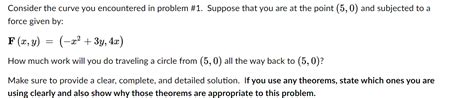 Solved Consider The Curve With Parametrization Given