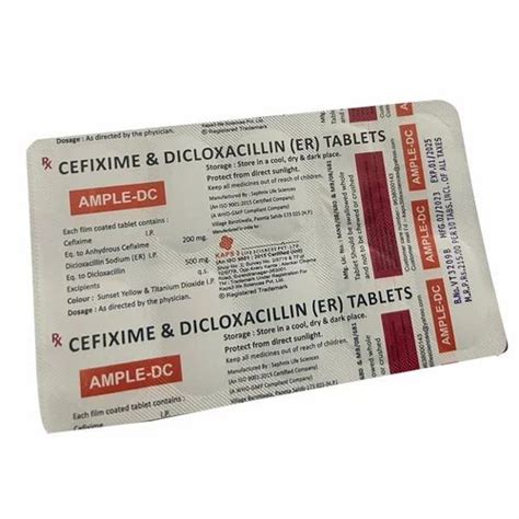 Cefixime Dicloxacillin Tablet At ₹ 215 Box Zifi 200mg Cefixime Tablet In Surat Id 2850916452933