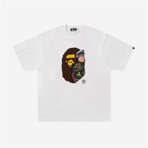 베이프 x BAYC 티셔츠 #2 화이트 | BAPE | KREAM