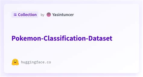 Pokemon Classification Dataset A Yasintuncer Collection