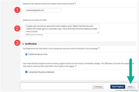 Resend A Supplier Registration Invitation Edit Suppliers Documentation Financial Training