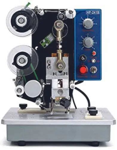 Motorized Ink Hot Ribbon Batch Coding Printing Machine Pe Hp 280 P At