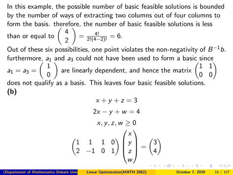 Chapter 4 Simplex Method Ppt Pdf