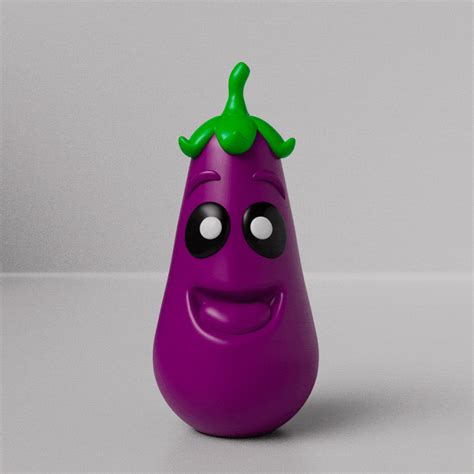Stl File Eggplant 🍆 3mf ・3d Printing Design To Download・cults