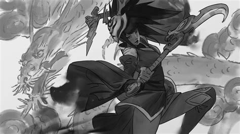 Akali Akali And Blood Moon Akali League Of Legends Drawn By