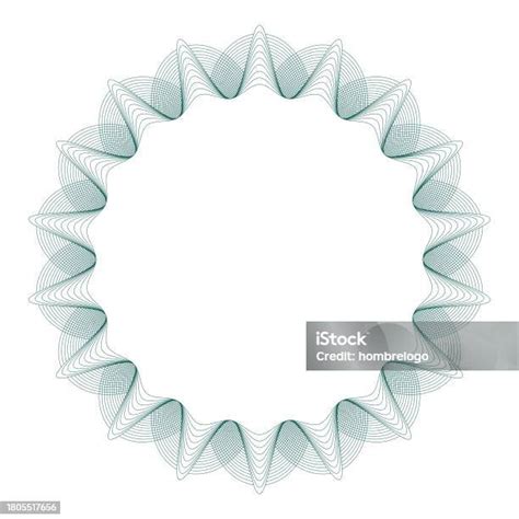 Vector Abstract Guilloche Patterns Line Frames And Circular Rosettes