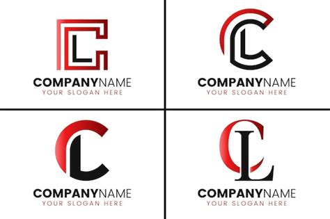 Premium Vector A Collection Of Creative Cl Letter Logo Designs