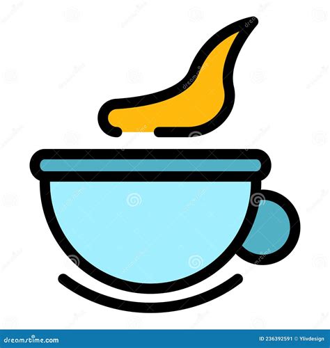 Vector De Contorno Del Icono De La Barra De Restaurante Ilustración del