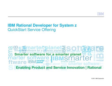 ibm rational developer for system z quick start sales presentation