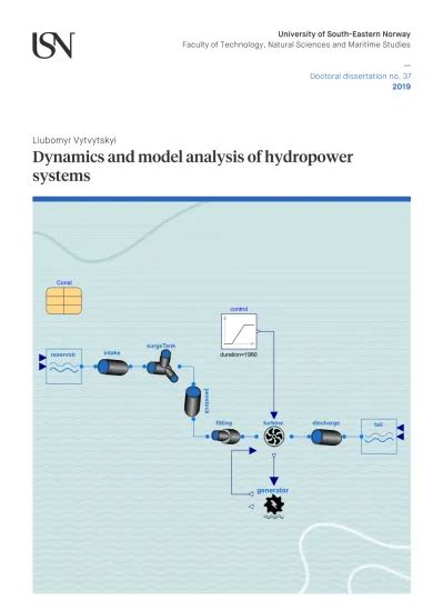 Dynamics And Model Analysis Of Hydropower Systems