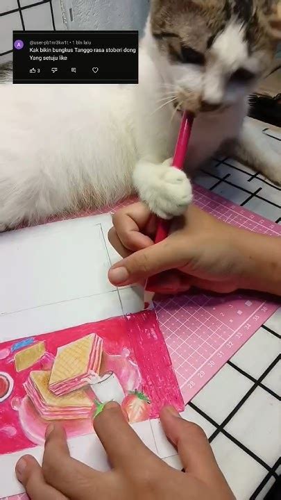 Bikin Paper Squishy Tanggo Stroberi 🍓 Papersquishy Papercraft