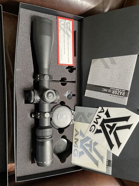 Sold Vortex Razor Amg 6 24x50 With Nf Rings Mint With Box Snipers