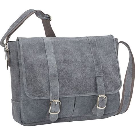 David King And Co Double Strap Messenger Bags Messenger Bag Grey Bag
