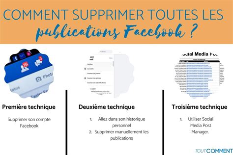 Comment Suprimer Toutes Les Publications Et Commentaires Sur Facebook