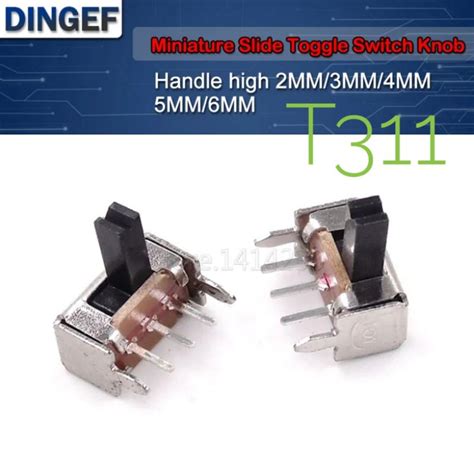 Jual Pin Saklar Geser SPDT SK D Mini Toggle Switch Slide P T Pin Siku Samping Shopee