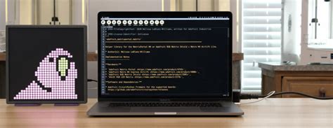 code 32x32 square pixel art animation display adafruit learning system