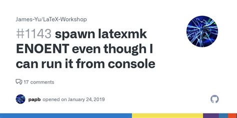 Spawn Latexmk Enoent Even Though I Can Run It From Console · Issue
