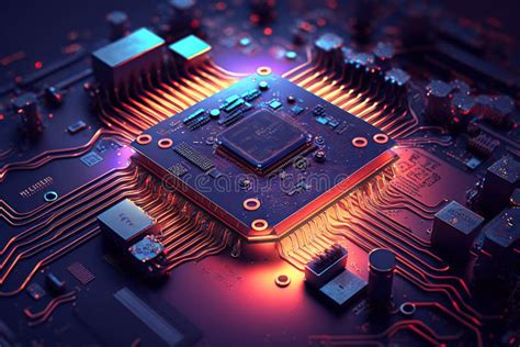 central computer processors cpu concept technology science background