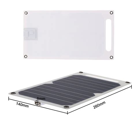 W Solar Panel Usb Ports Usb C V V Dc Output Jj Smart Living