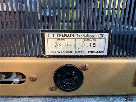 Chapman Model 305 Vintage Stereo Tube Pre Amp And Power Amplifier El84