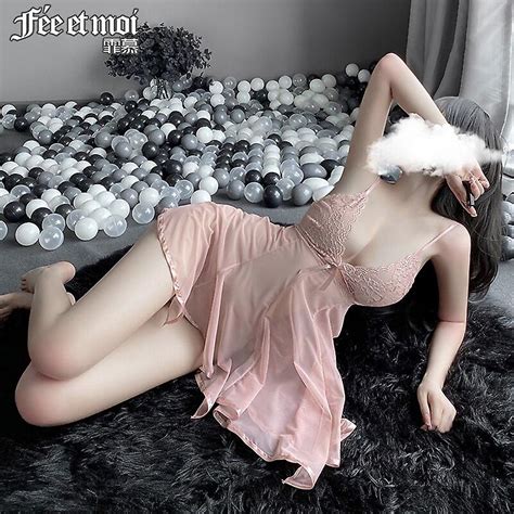 Av Actress Bed Uniform Nightgown Sleepwear Underwear Sexy Lingerie
