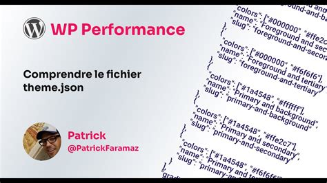 Comprendre Le Fichier Theme Json [wordpress] Youtube
