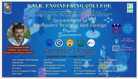 rmkec csd on linkedin warm greetings department of computer science