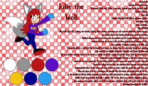 Julie The Wolf Ref And Bio By Matthew250 On Deviantart