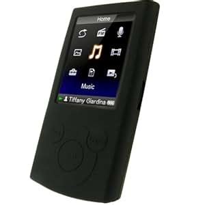 Igadgitz Etui Pochette Housse En Silicone De Couleur Noir Coque Pour