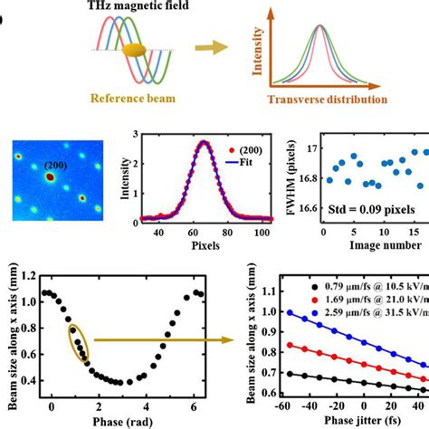 Snapshot Of The Electronthz Timing Jitter By Tracing The Transverse Download Scientific