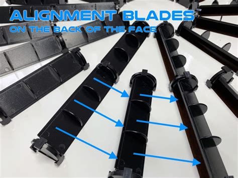 Axo High Induction Diffusion Vanes With Alignment Blades On The Back