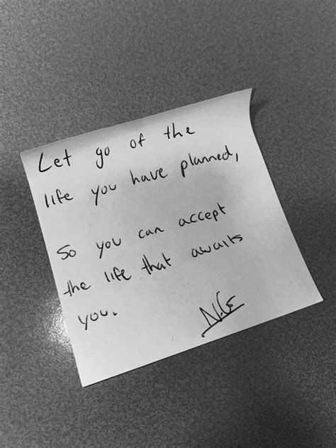 There Is A Lot Of Skill In Knowing When To Let Go Of A Planidea That