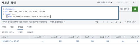 Splunk Map Foreach 사용법