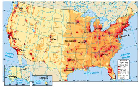 Us Map Of Population Density By State Litysea