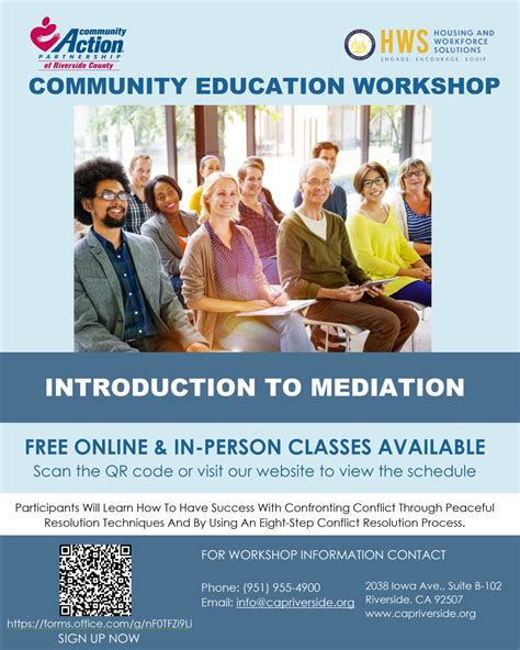 Free Conflict Resolution Virtual Workshop Community Action Partnership Of Riverside County