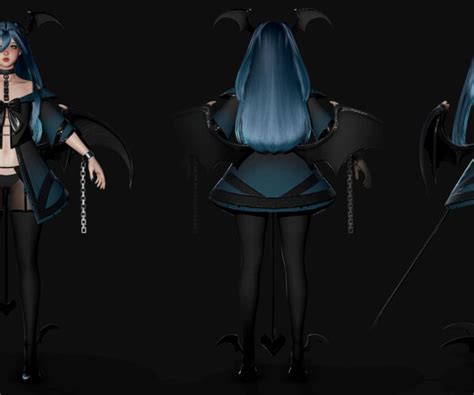 Artstation Succubus Lucia Game Ready Game Assets