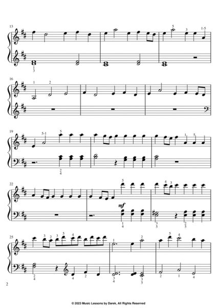 Water Music Easy Piano Suite No 2 In D Major Hwv 349 Ii Alla