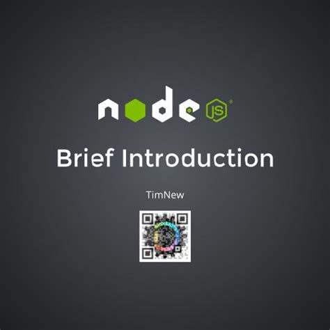 Node Js Brief Introduction