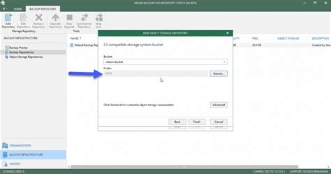 Veeam Veeam Backup Beta For Microsoft Office 365 V4 Configuration Of Veeam Backup Repository