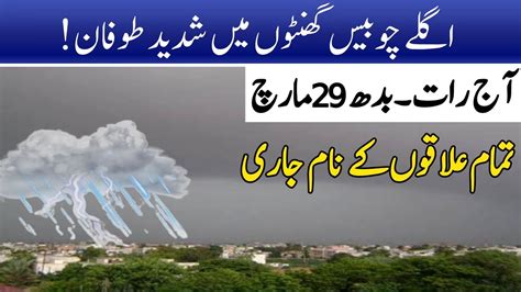 Big Storm Is Coming Massive Rains Reached Pakistan Weather Report