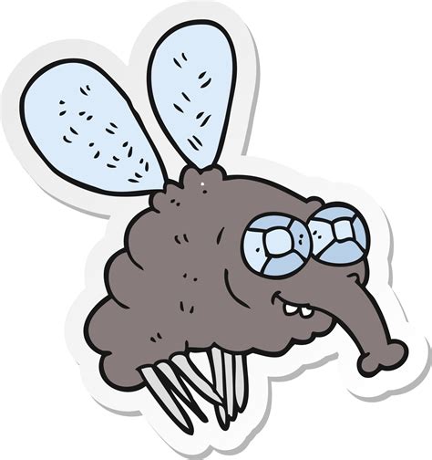 Sticker Of A Cartoon Fly 45114828 Png