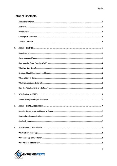 Agile Tutorial Pdf