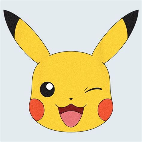 Men S Pokemon Pikachu Wink Face T Shirt White Blue X Large In 2023