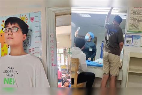 12岁男孩的身高将近2米，被妈妈带去儿科检查时，医生不淡定了有颜有趣医生检查身高