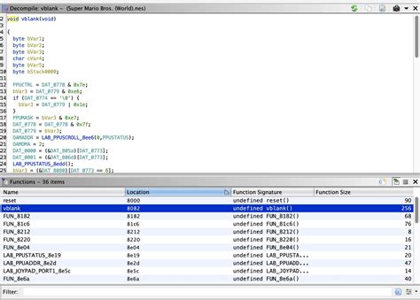Reversing Engineering A Nes Game With Ghidra Retro Reversing Reverse Engineering